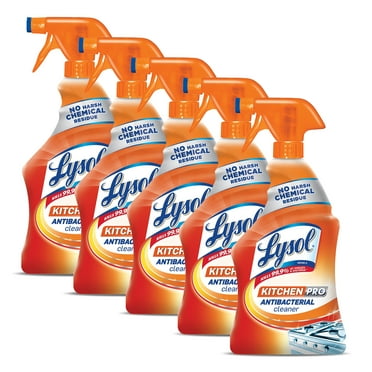 Lysol Kitchen Pro Antibacterial Kitchen Cleaner Spray No Harsh ...