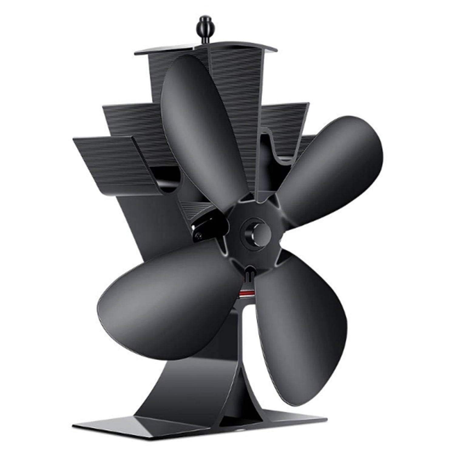4 Fan Quiet Heat Powered Fan Anodized Alumina Fan for Wood Log ...