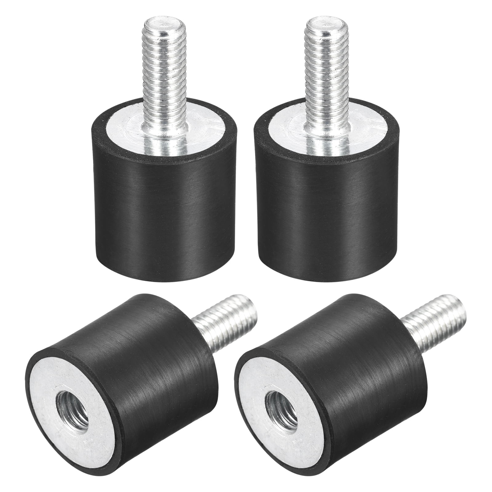 Rubber Mounts 4 Pack M8 Male/Female Vibration Isolator Shock Absorber ...