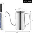 ACDANC Small Watering Can,12Oz (350Ml) Stainless Steel Indoor Watering ...