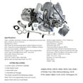 Semi Auto Lifan 125cc Engine Motor Kit with Wiring and Exhaust for both ...