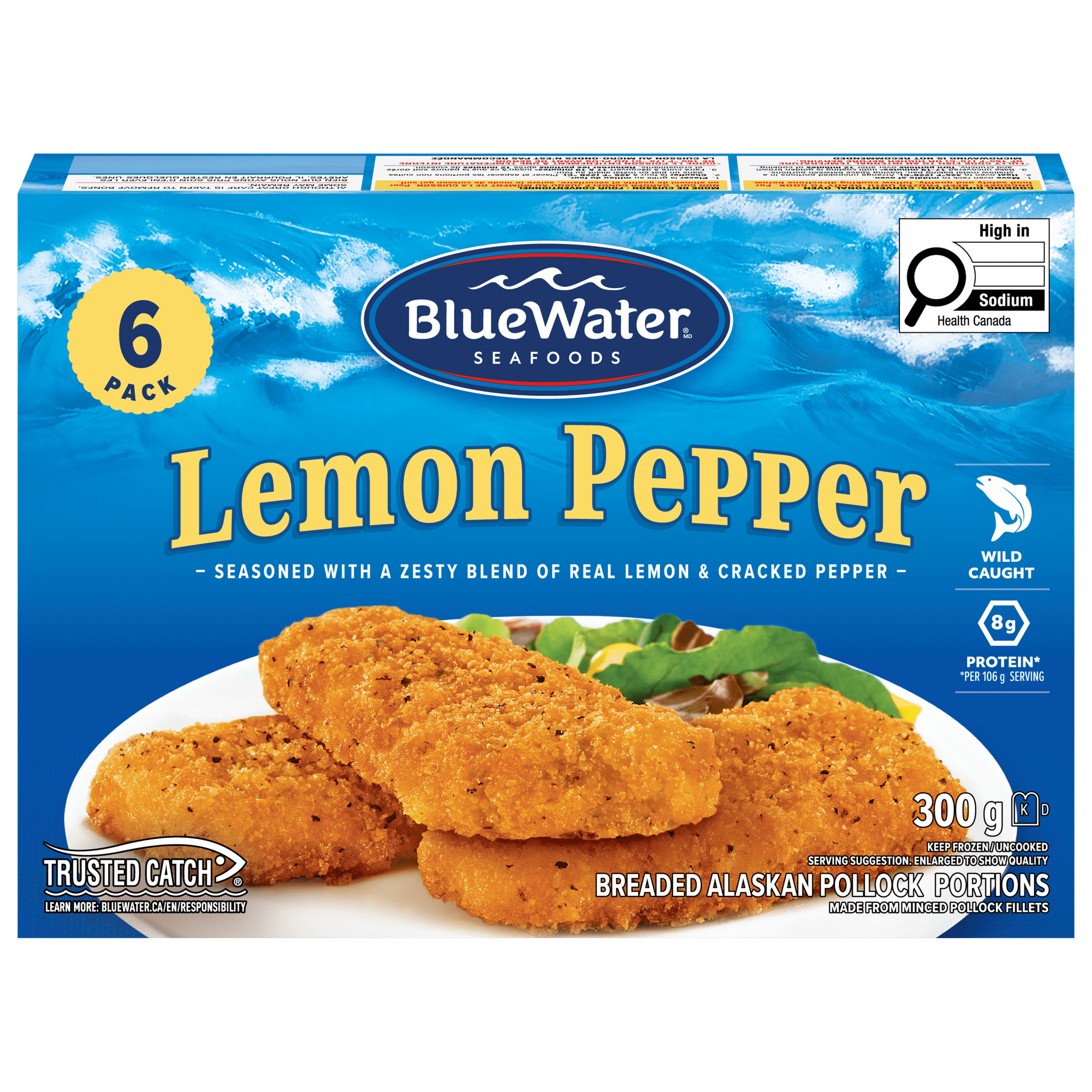 Click here for Bluewater Seafoods Lemon Pepper Artisan Fish Porti... prices