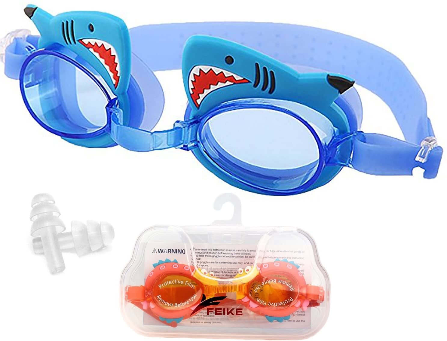 Swimming Goggles for Kids, No Leak Anti Fog UV Protection Triathlon ...