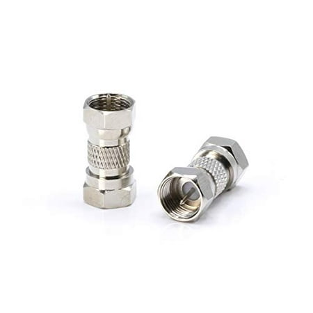 Cable Extension Coupler for Coaxial Cables - 4 Pack - F81 (Male to Male ...