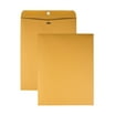 Kraft #110 Large Size Clasp Envelope, Secure Closure, 12 x 15.5, Brown ...