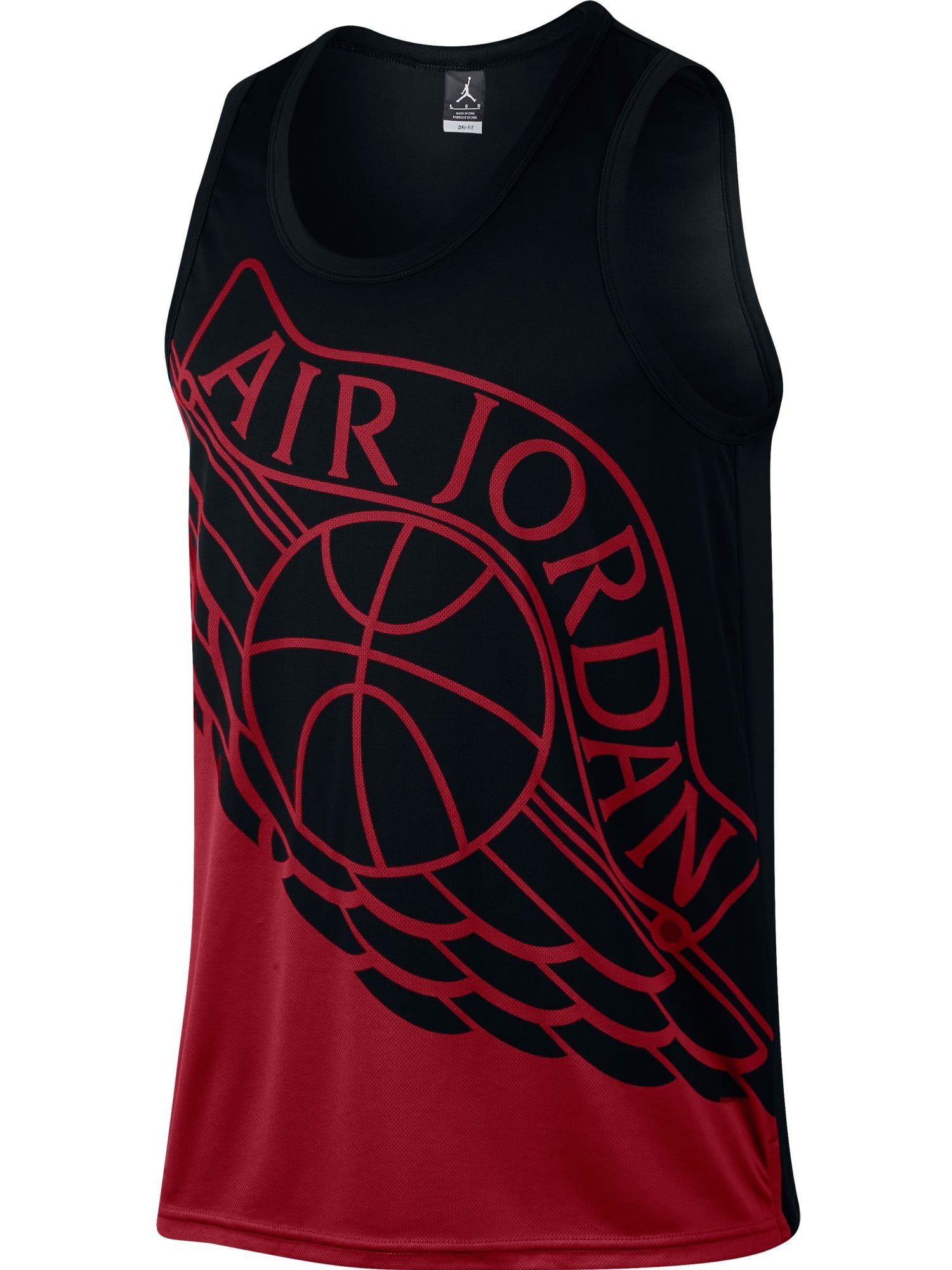 Wings Blockout Men's Basketball Tank Top Black/Gym Red 842312-011 ...