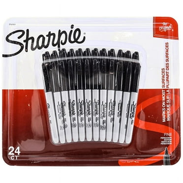 Sharpie Ultra Fine Point Permanent Markers, 24 Count Pack Variety Set ...