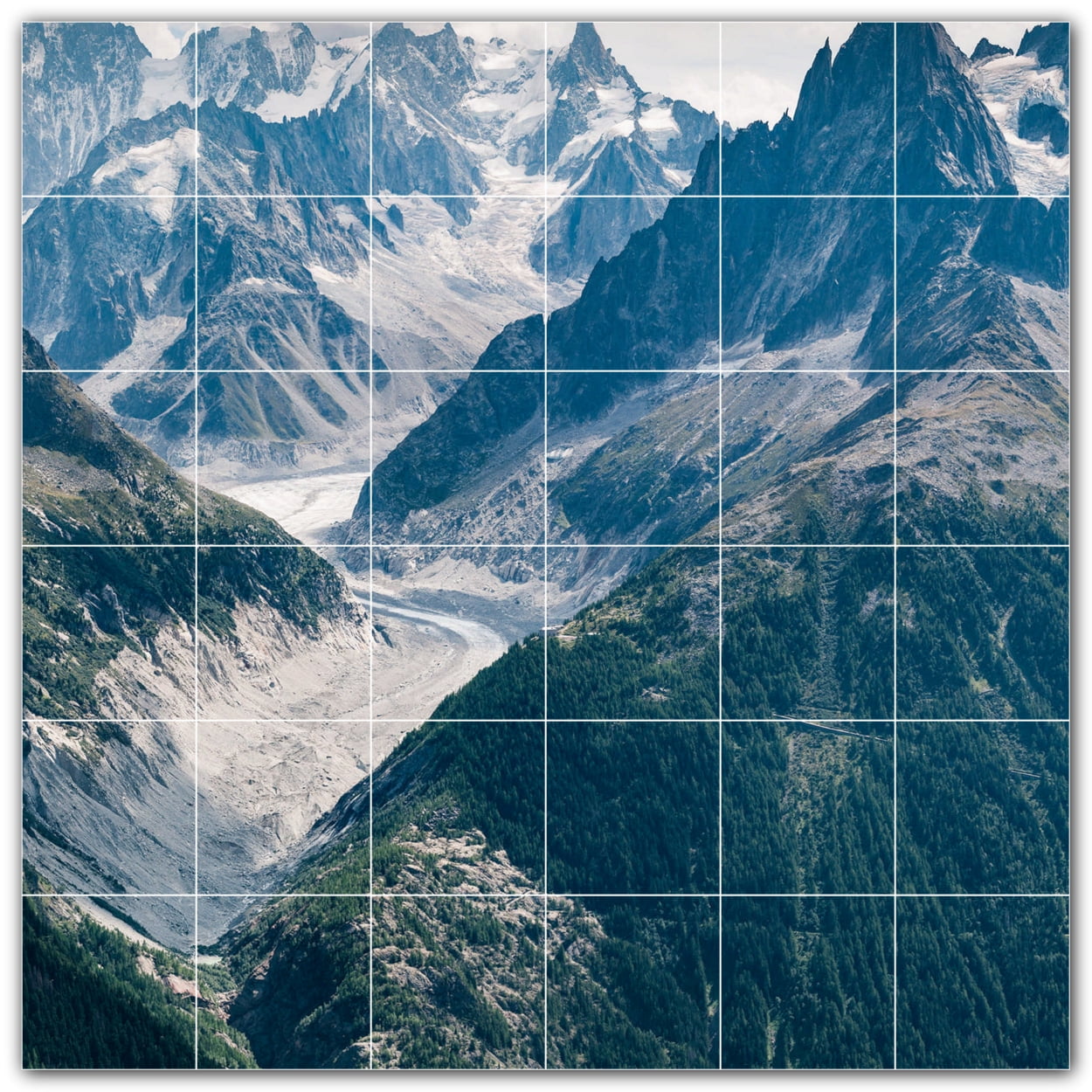 Picture-Tiles.com: Mountains Ceramic Tile Wall Mural WAL500886-66XL. 72 ...