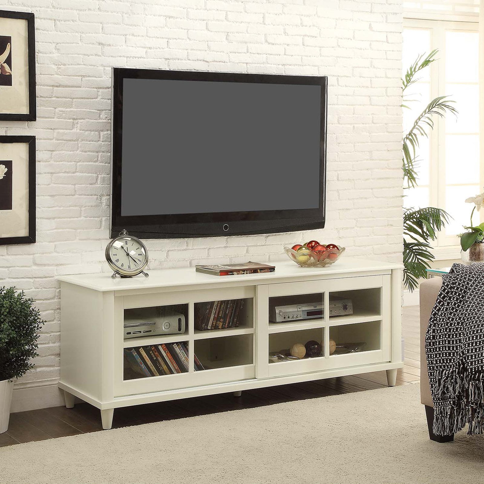 Convenience Concepts French Country 60" TV Entertainment Center ...