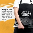 ROTO-Q 360 Cordless Rotisserie Kit for Grills, Ovens, Smokers - Non-Electric Spit Roaster - Gas ...