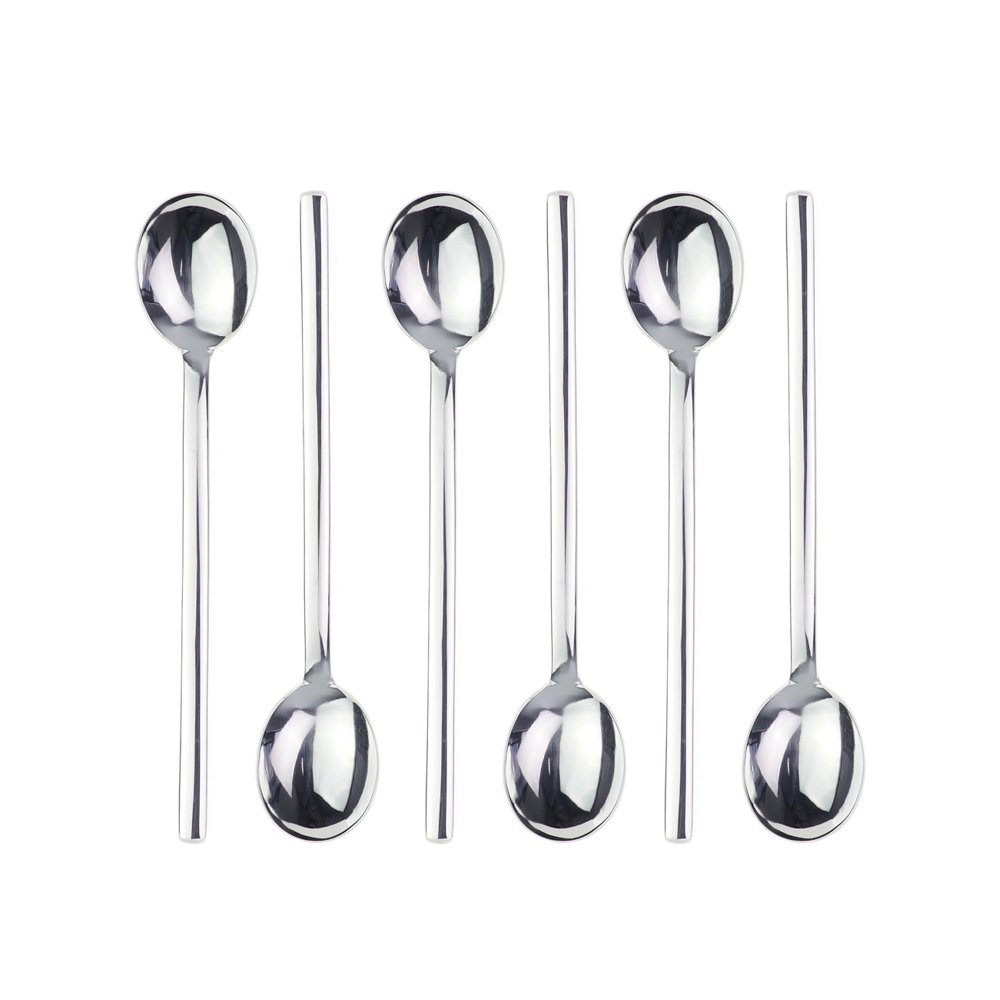 Children's Afternoon High Tea Stainless Steel 6-Piece Tea Spoon Set ...