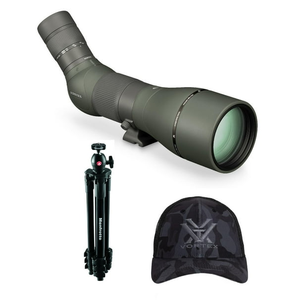 Vortex Razor HD 27-60x85 Spotting Scope (Angled) and Tripod Bundle ...