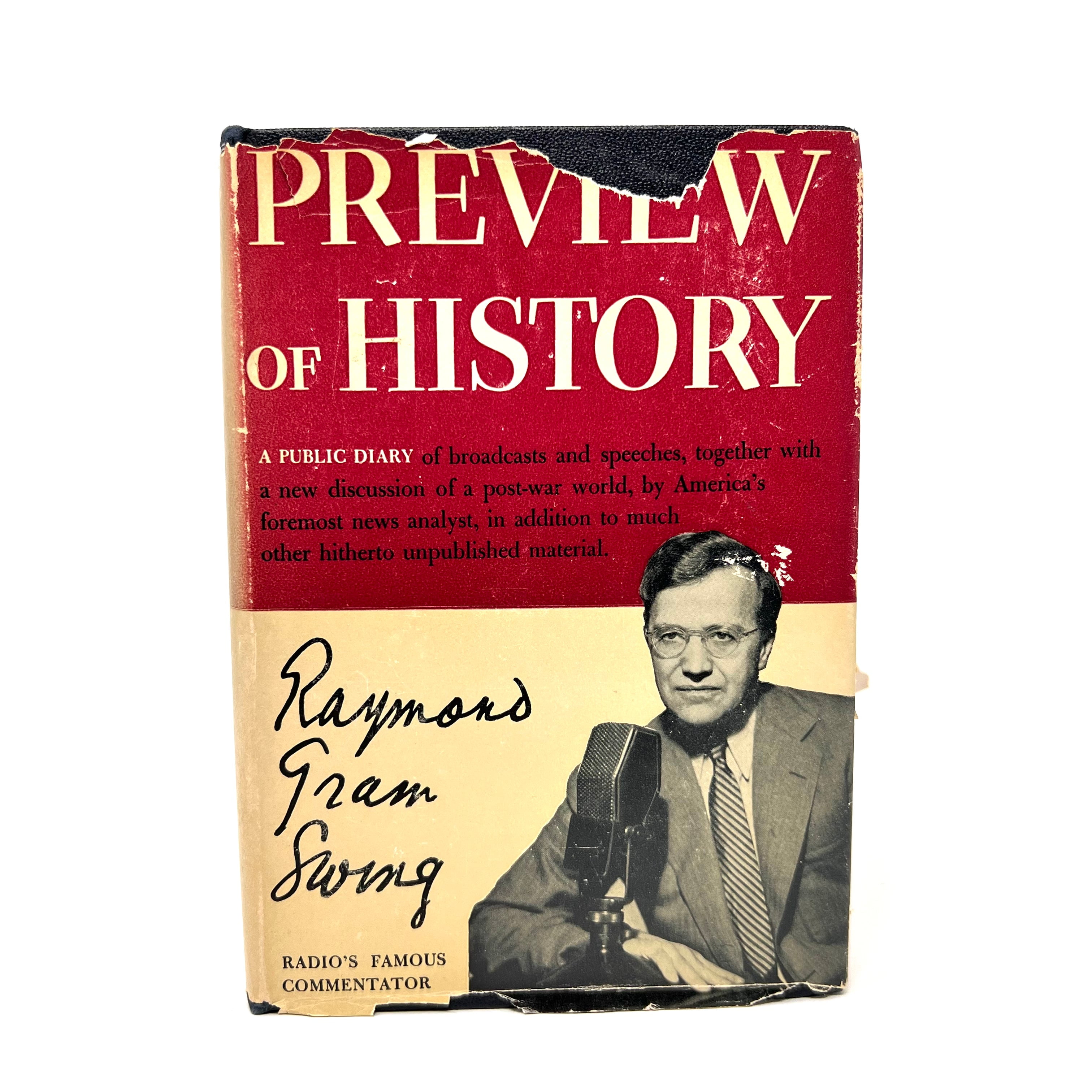 Vintage 1943 Preview Of History A Public Diary By Raymond Swing Book ...