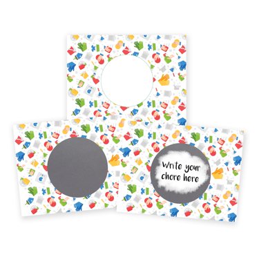 My Scratch Offs Red Zig Zag Teacher Rewards Blank DIY Scratch Off Note ...