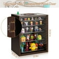 Ozzptuu Miniature Display Case for Collectibles Miniatures Storage Case ...