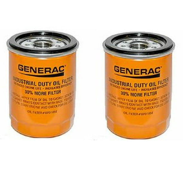 Generac - Oil Filter 90 Logo ORNG-CAN - 070185E 90mm High Capacity (30% ...