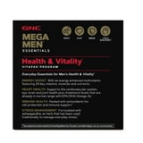 GNC Mega Men Health & Vitality Vitapak, 30 Packs, Multivitamin & Nutrition Program for Men ...