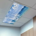 4 Pack Summer Theme Fluorescent Light Covers for Ceiling Lights Oil ...