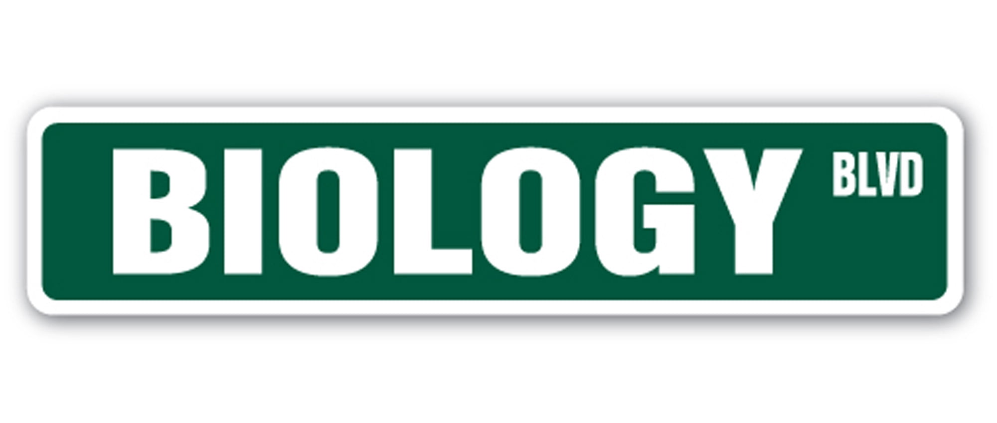 BIOLOGY Street Sign teacher professor science college biologist ...