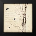 Melious, Amy 20x20 Black Modern Framed Museum Art Print Titled - Birds ...