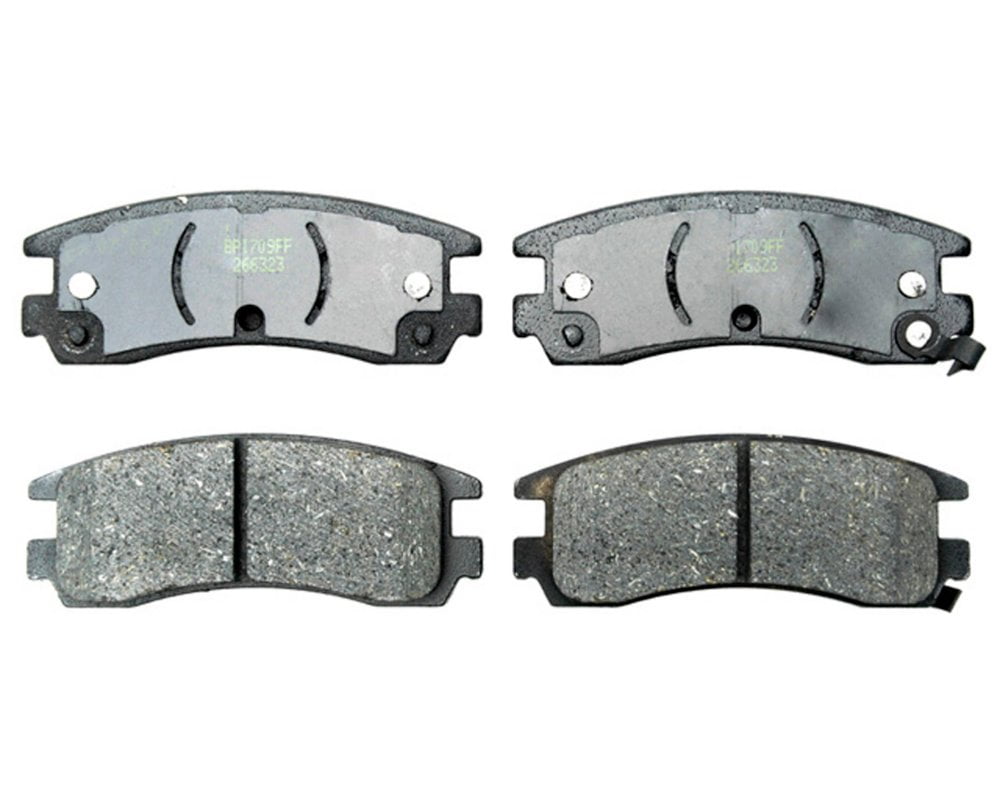 AC Delco 17D698 Brake Pad Set, Organic OE Replacement - Walmart.com