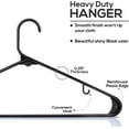 ONKER Plastic Hangers 100 Pack - Clothes Hanger with Hooks - Durable ...