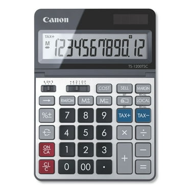 Canon BS-1200TS Desktop Calculator, 12-Digit LCD Display - Walmart.com