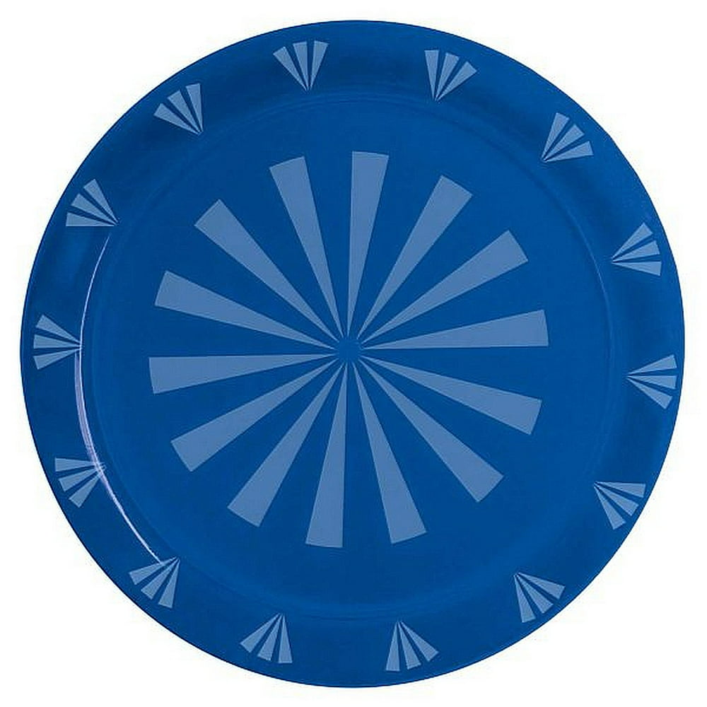 1 - Party Essentials 16" Round Tray - Royal Blue - Walmart.com ...