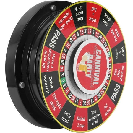 Drinking Board Game Spinning Roulette Game Set English Roulette ...