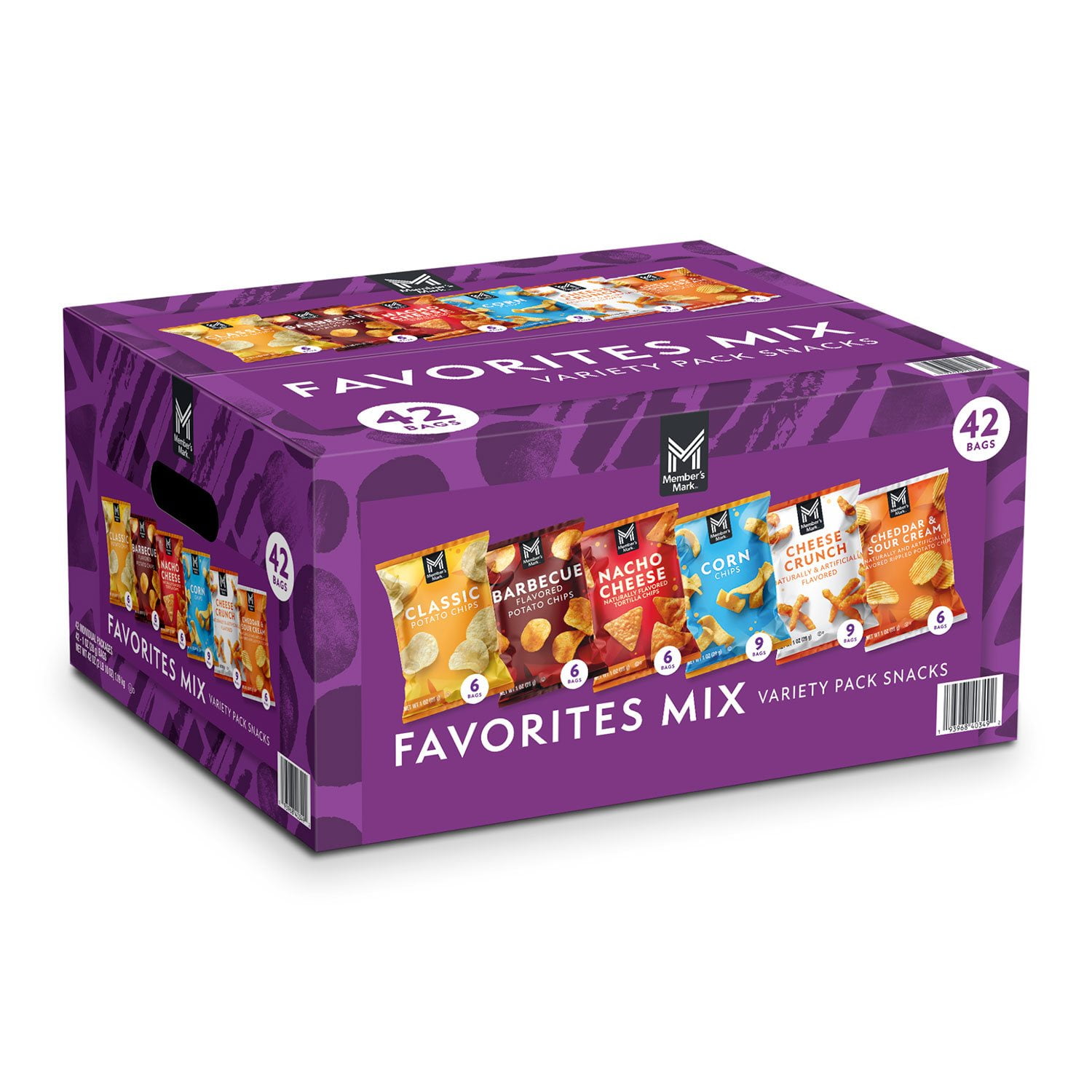 Member's Mark Favorites Variety Pack Chips, 1 oz., 42 pk. - Samsclub.com