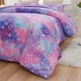 NTBED Tie Dye Constellation Comforter Set for Teens, Twin Size Gradient ...