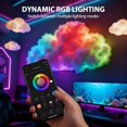 2026 New DIY USB-Powered Thundercloud LED Light Decor, 3D Music Sync ...