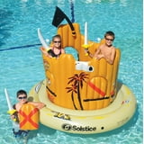 Swimline Vinyl Pirate Inflatable Play Center Pool Float, Multicolor ...