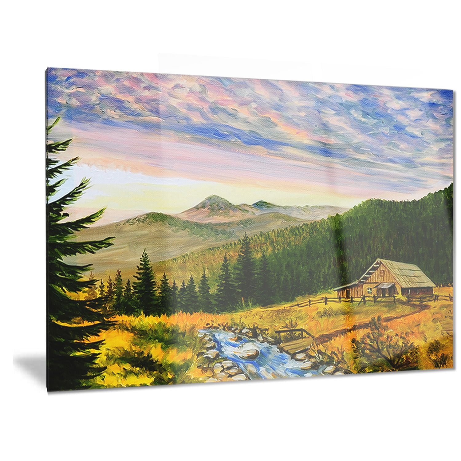 Click here for Designart Design Art Sunset In Mountains Landscape... prices