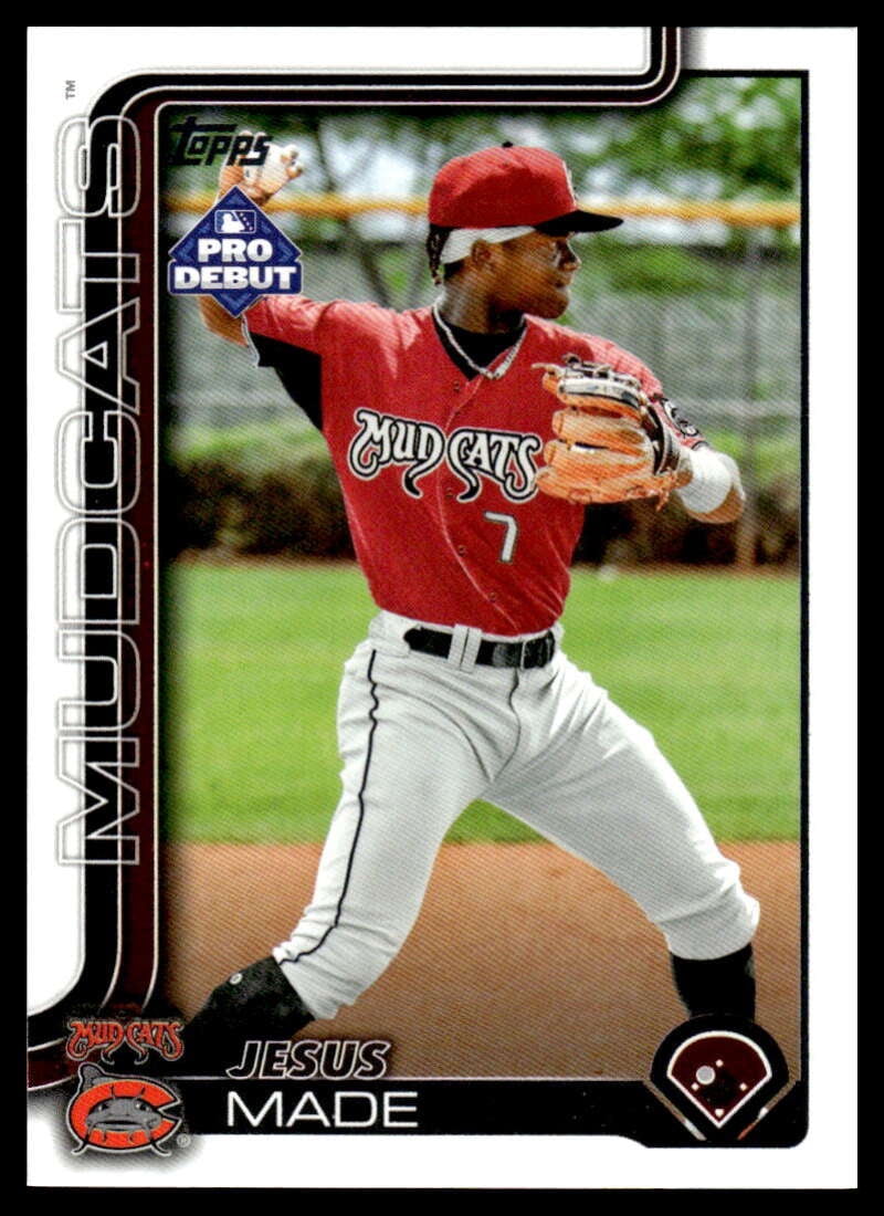 2025 Topps Pro Debut #PD-39 Jesus Made RC Rookie Carolina Mudcats MiLB ...