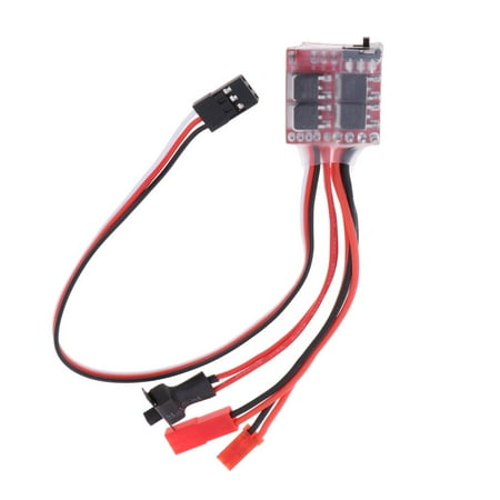 Brushed 20A 2S Controller ESC - RC ESC with Brake/ for 1/16 1//20 ...