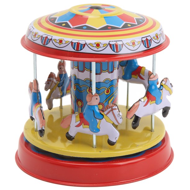 Carousel Models Windup Toys, Carousel Horse Wind Up Toys Retro For ...