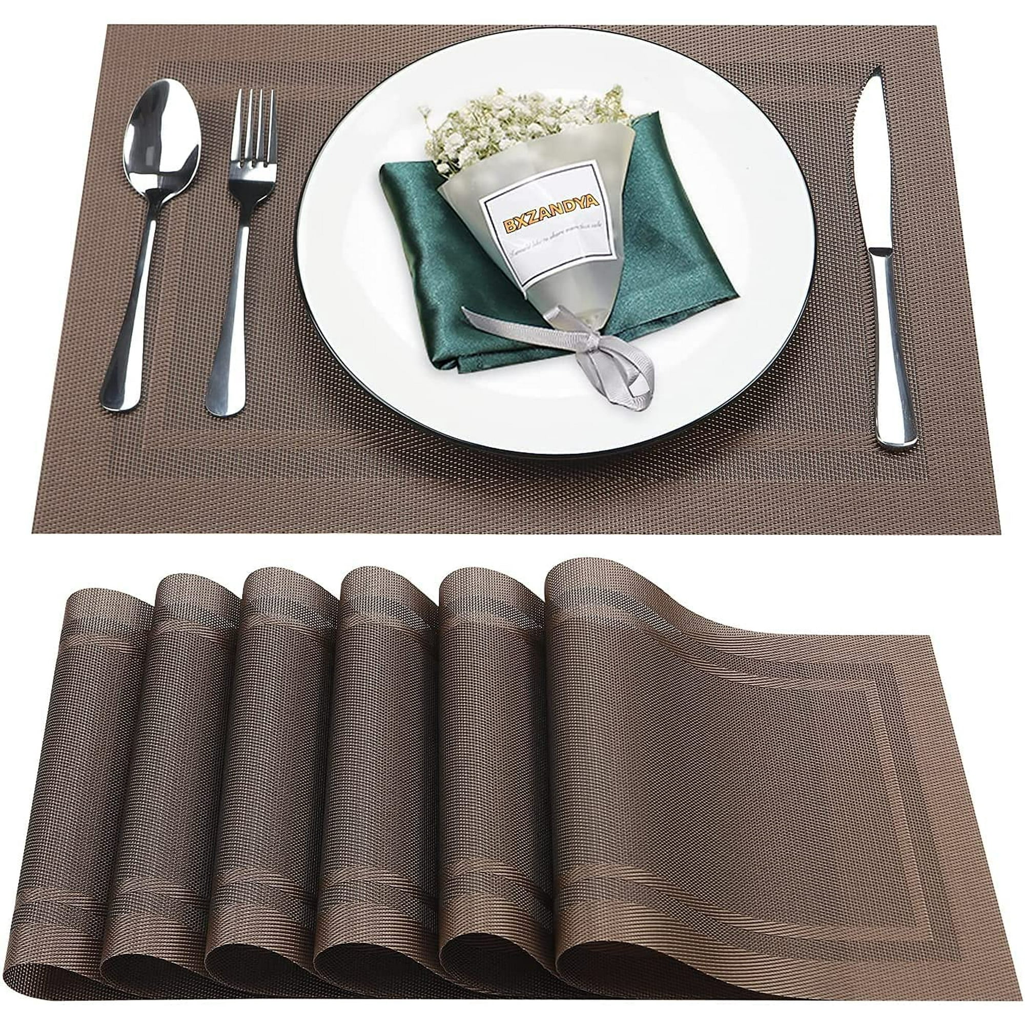 Click here for Ruinuo Placemats  Placemats For Dining Table Set O... prices