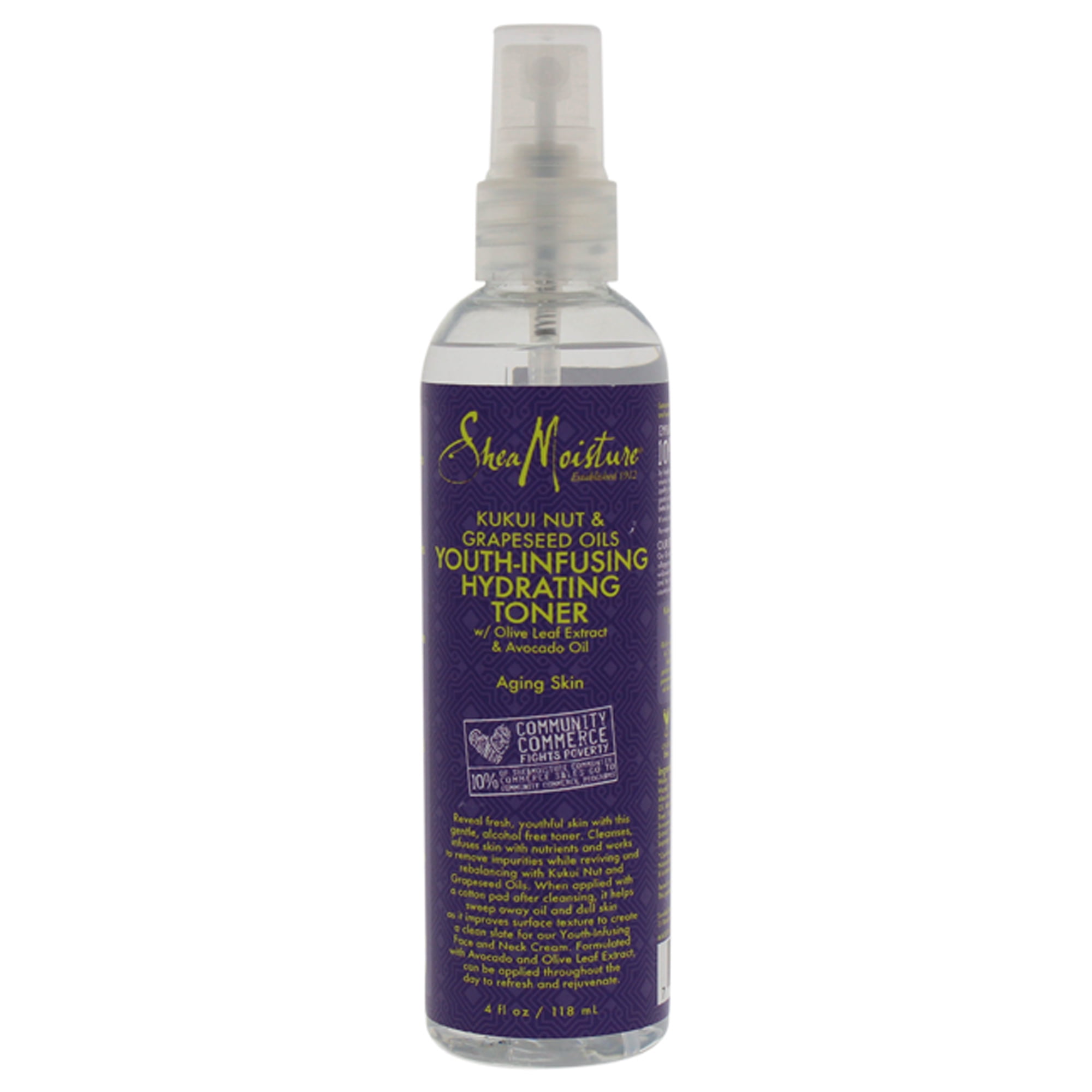 Virador Shea Moisture Shea Moisture Kukui Nut & Grapeseed Oils Youth-Infusing Hydrating Toner ...