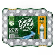 POLAND SPRING Brand 100% Natural Spring Water, 16.9-ounce plastic ...