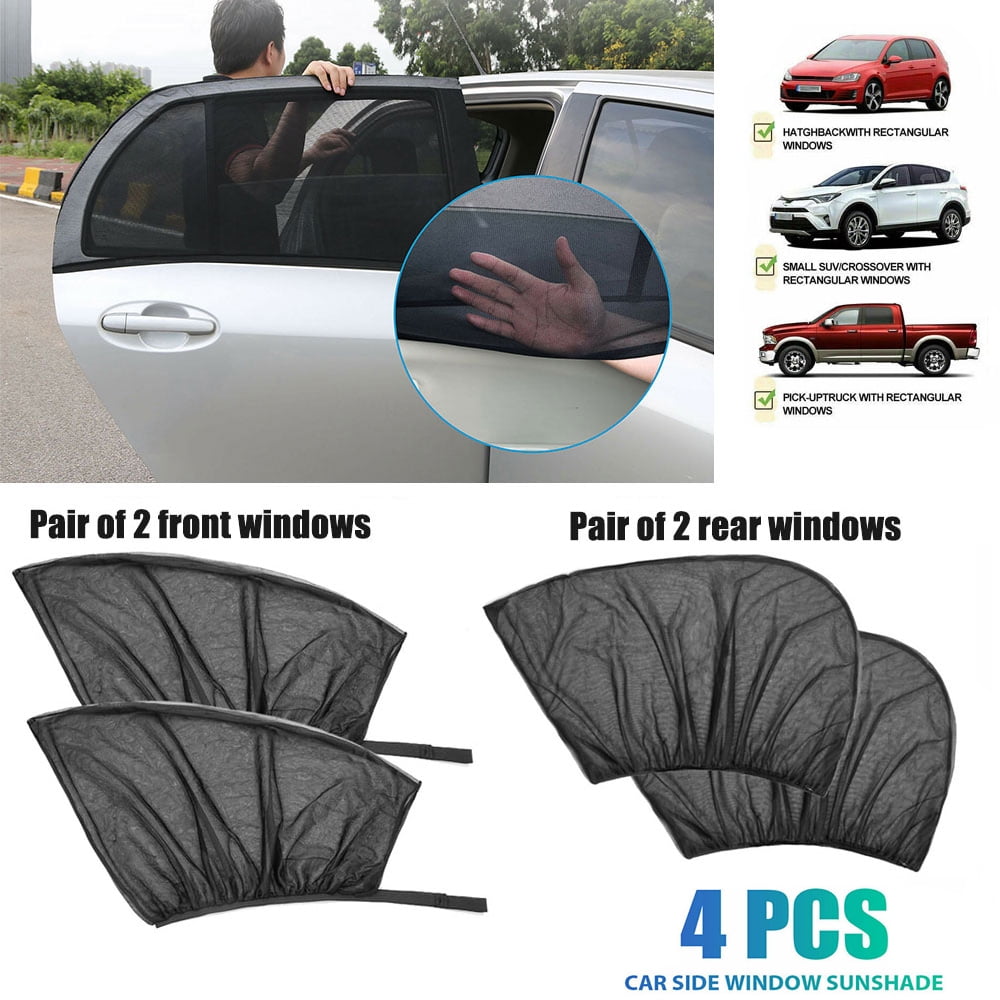 Universal Car Side Window Sun Shade, Rear and Front Car Windows ...