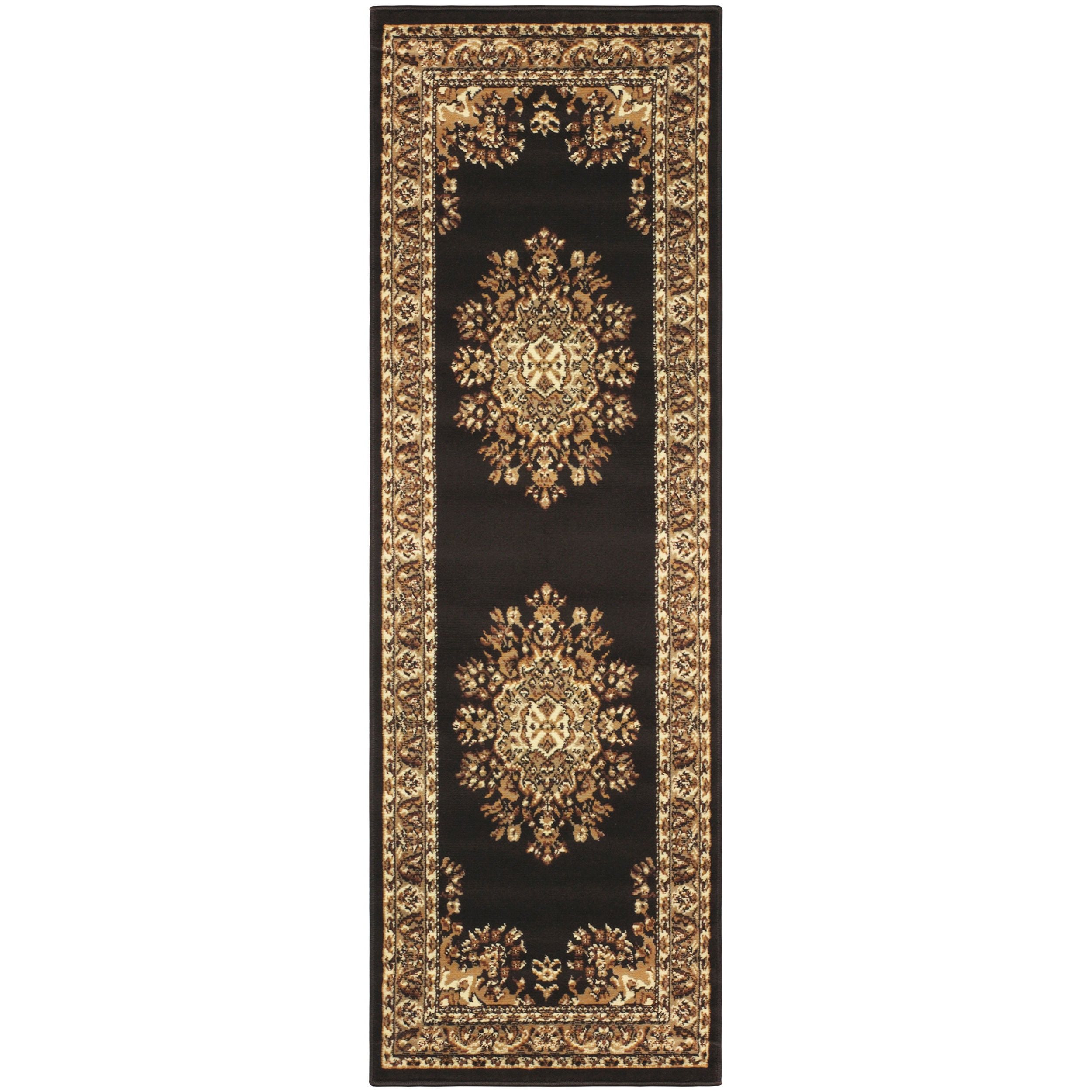 Prescott Collection 2.6X8 Rug- Coffee - Walmart.com