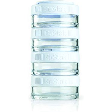 BlenderBottle GoStak Snacking Mini Containers Starter 4pk, White ...