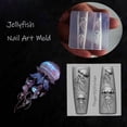 CEORPER Easy Release Silicone Nail Stamp Mold Professional Jellyfish ...
