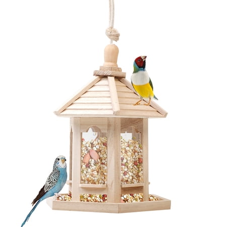 AIHOME Bird Feeder Bird House Garden Wild Bird Feed Dispenser | Walmart ...