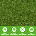 AYOHA 8 FT x 65 FT Artificial Grass, Synthetic Realistic Fake Turf ...