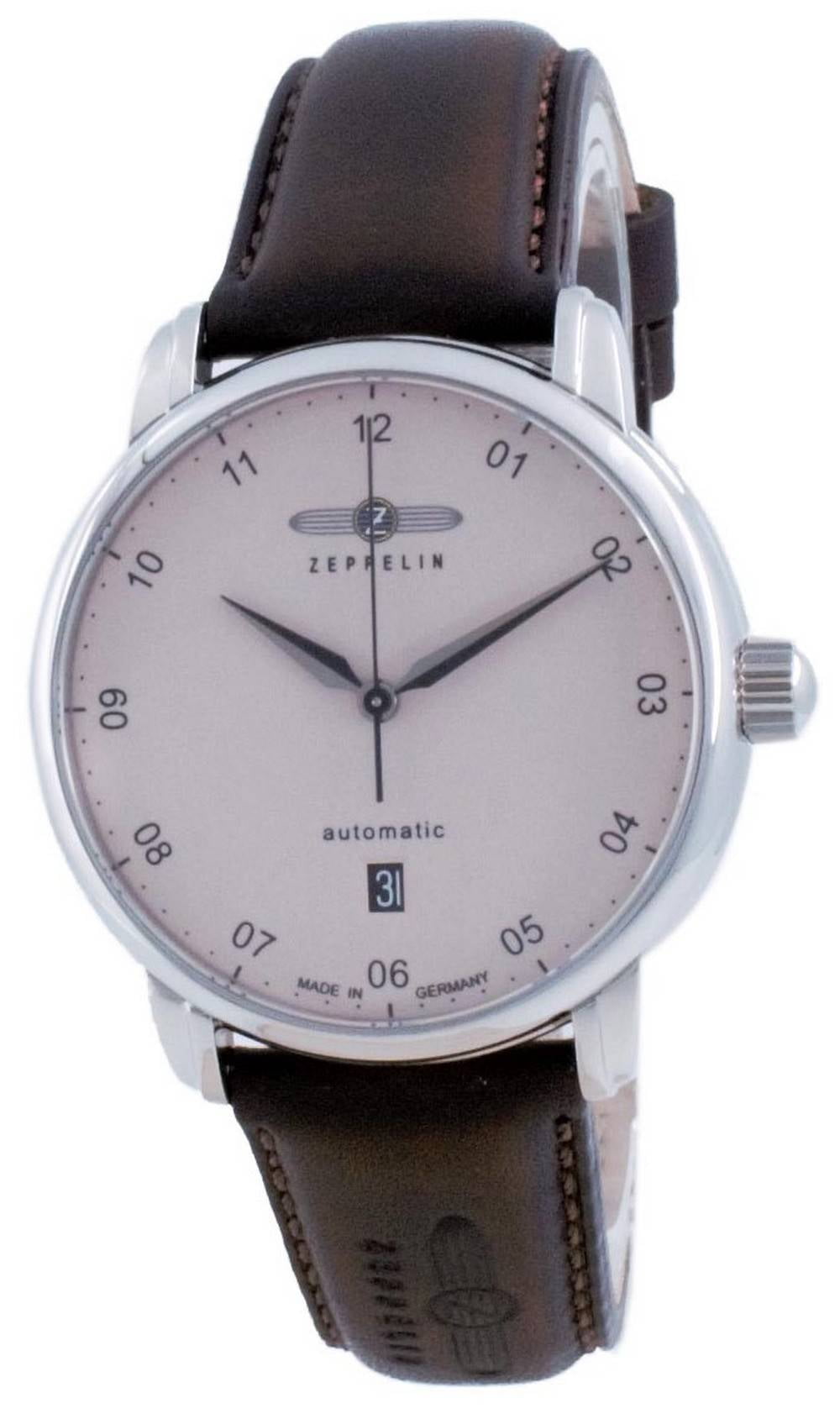 Zeppelin New Captain's Line Beige Dial Automatic 8652-5 86525 Men's ...