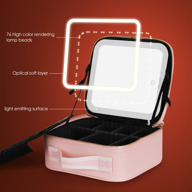 Makeup Cases Pro Lighted Mirror | Saubhaya Makeup