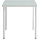 Harmony Outdoor Patio Aluminum Side Table White - Walmart.com