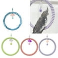 Parrots Climbing Swing Cotton Rope Perch Rings Bird Toy To Stimulate ...